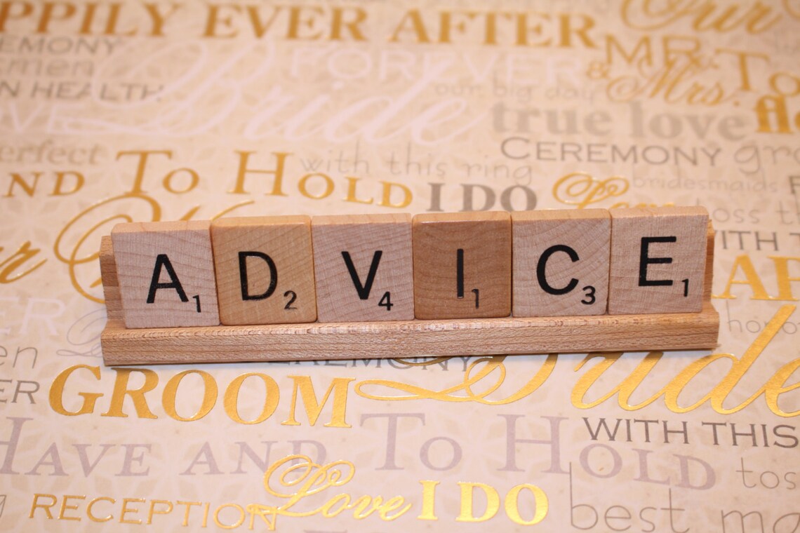 Advice Wedding Advice Sign Advice Graduation Advice Party | Etsy
