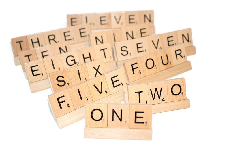 Wood Table Numbers Table Numbers Table Markers Place Cards | Etsy