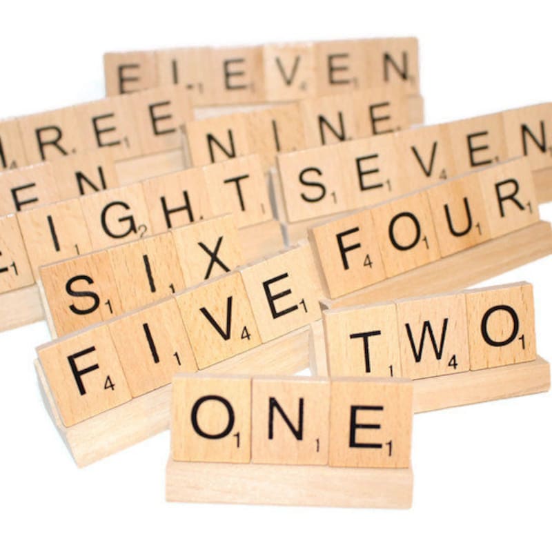 Table Markers - Etsy