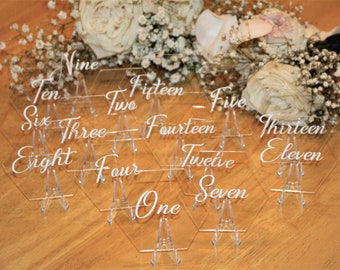 Acrylic Table Number | Etsy