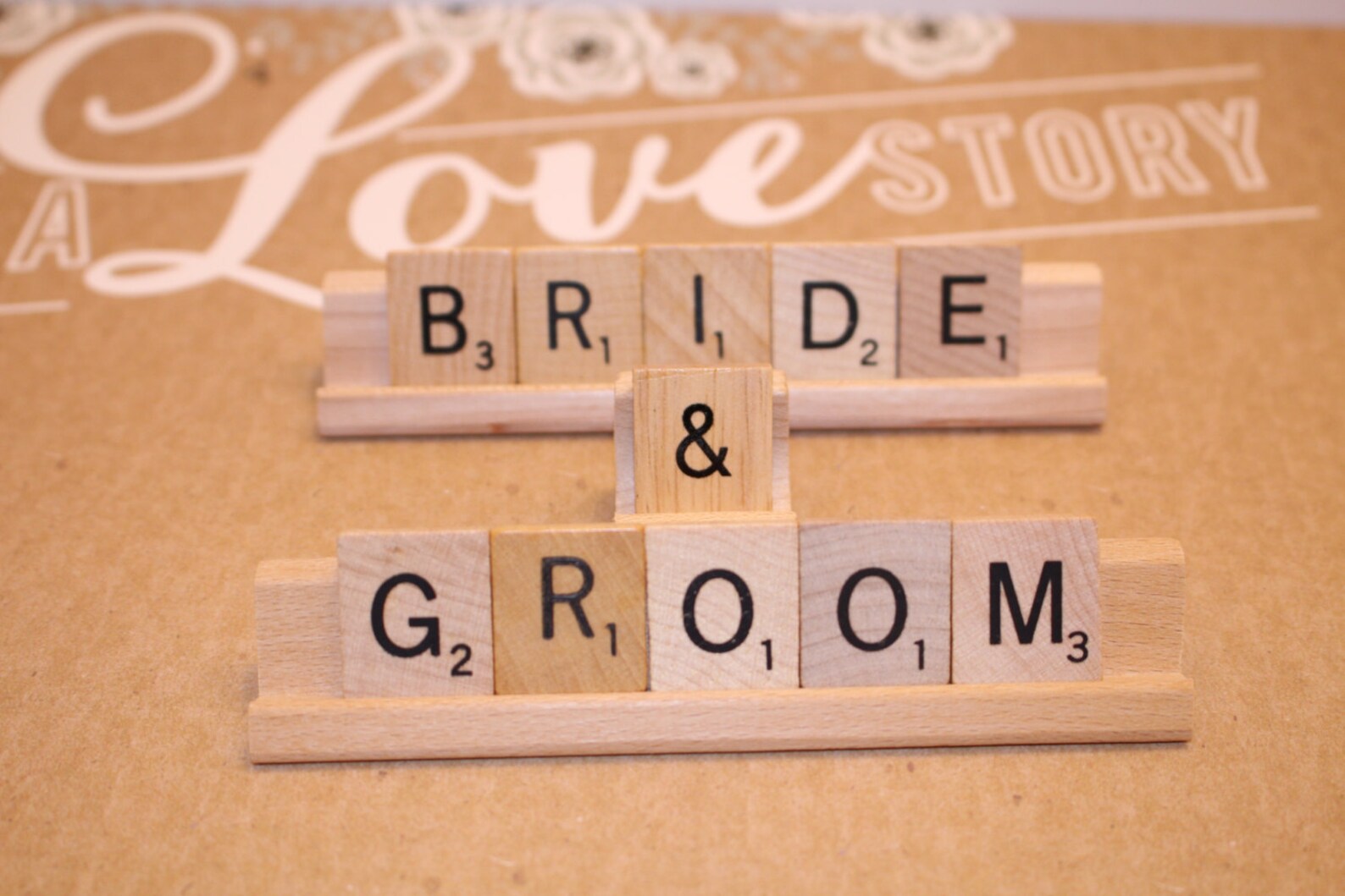 Bride and Groom Table Sign Bride Groom Wood Cake Bride Groom - Etsy