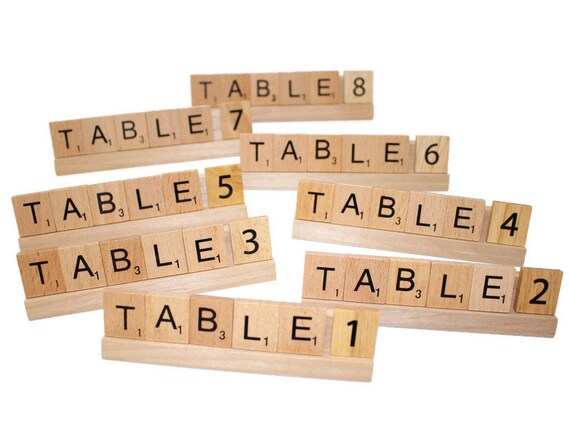 Wood Table Numbers Table Numbers Table Markers Place Cards | Etsy