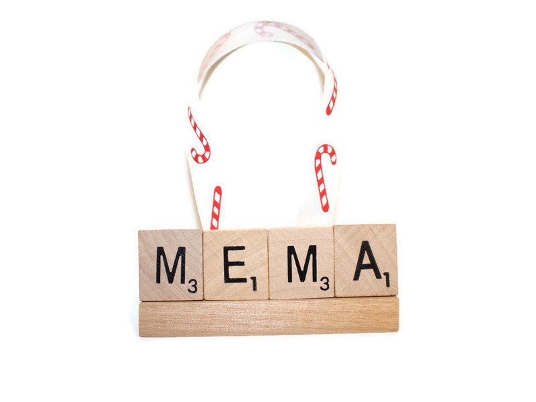 Mema Christmas Ornament, Mema Ornament, Mema Gift, Mema Birthday, Meme ...