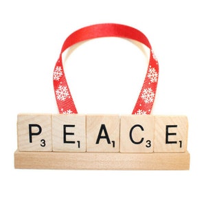 Christmas Ornament, Peace Ornament, Peace Christmas Ornament, Home ...