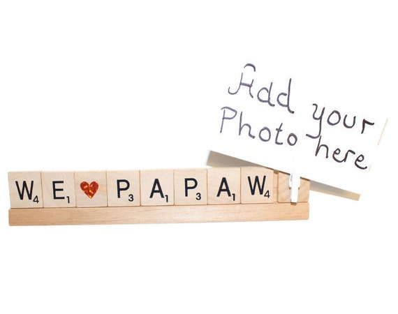 Love Papaw Papaw Photo Dad Photo Holder Dad Frame | Etsy