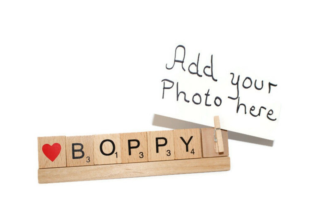 Boppy Frame, Poppy Gift, Bibi, Poppy Photo, Pappy Gift, Love Poppy ...