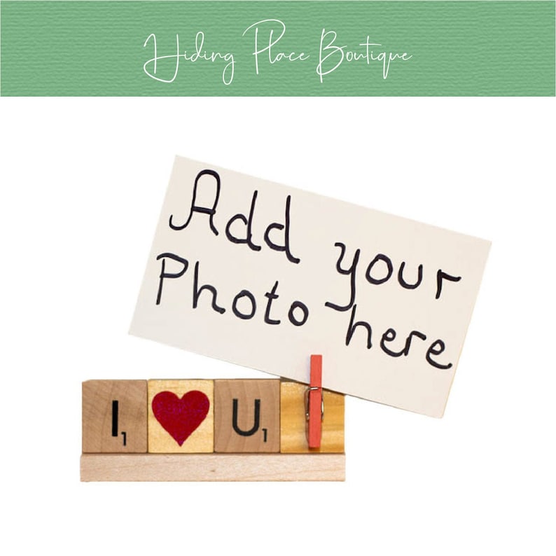 I Love you Frame I Love You Photo Valentines Frame | Etsy