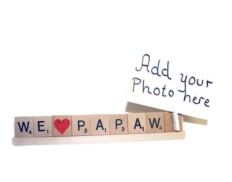 Love Papaw Papaw Photo Dad Photo Holder Dad Frame | Etsy