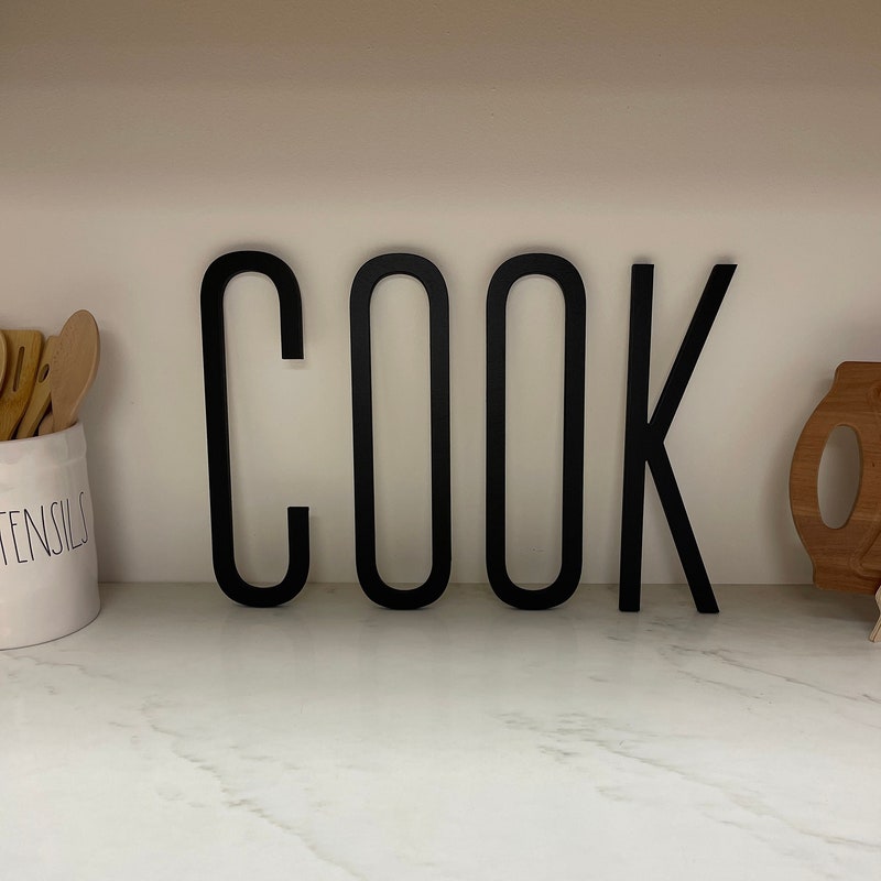 Kitchen Letters - Etsy
