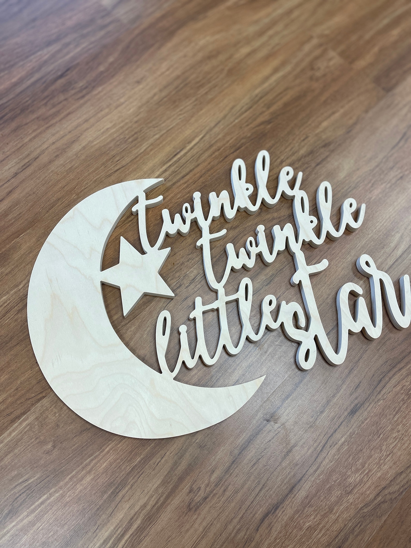 Twinkle Twinkle Little Start Sign Cutout Bedroom Sign - Etsy