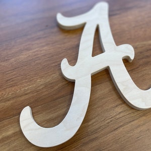 Alabama Wood Cutout Letters - Wooden Letters A to Z Wood Letters ...