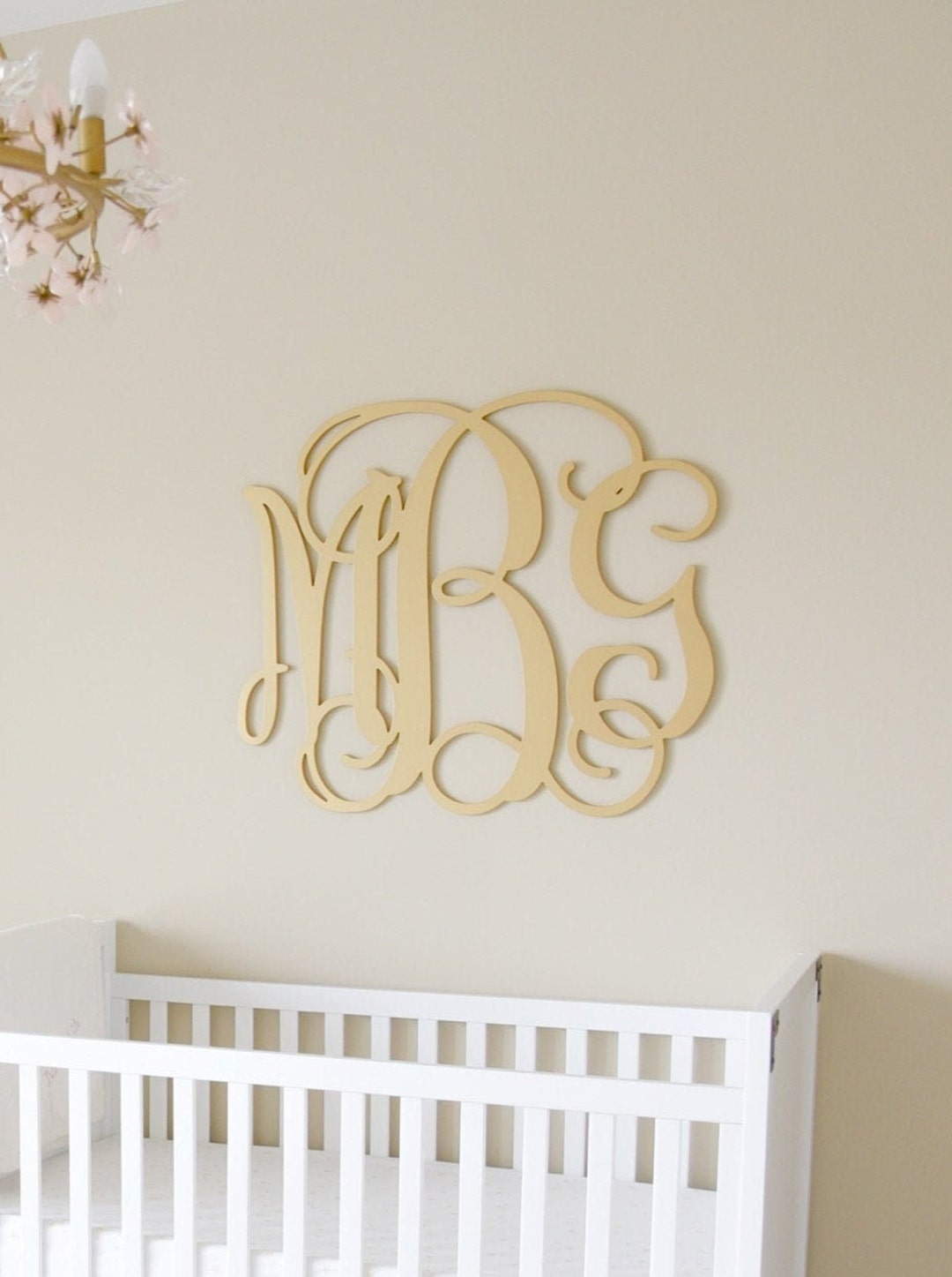 Custom Wooden Monogram - Wall Hanging Decor - Personalized Gift ...