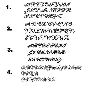 Wooden Script Letters Wall Hanging Nursery Decor - Wooden Initials ...