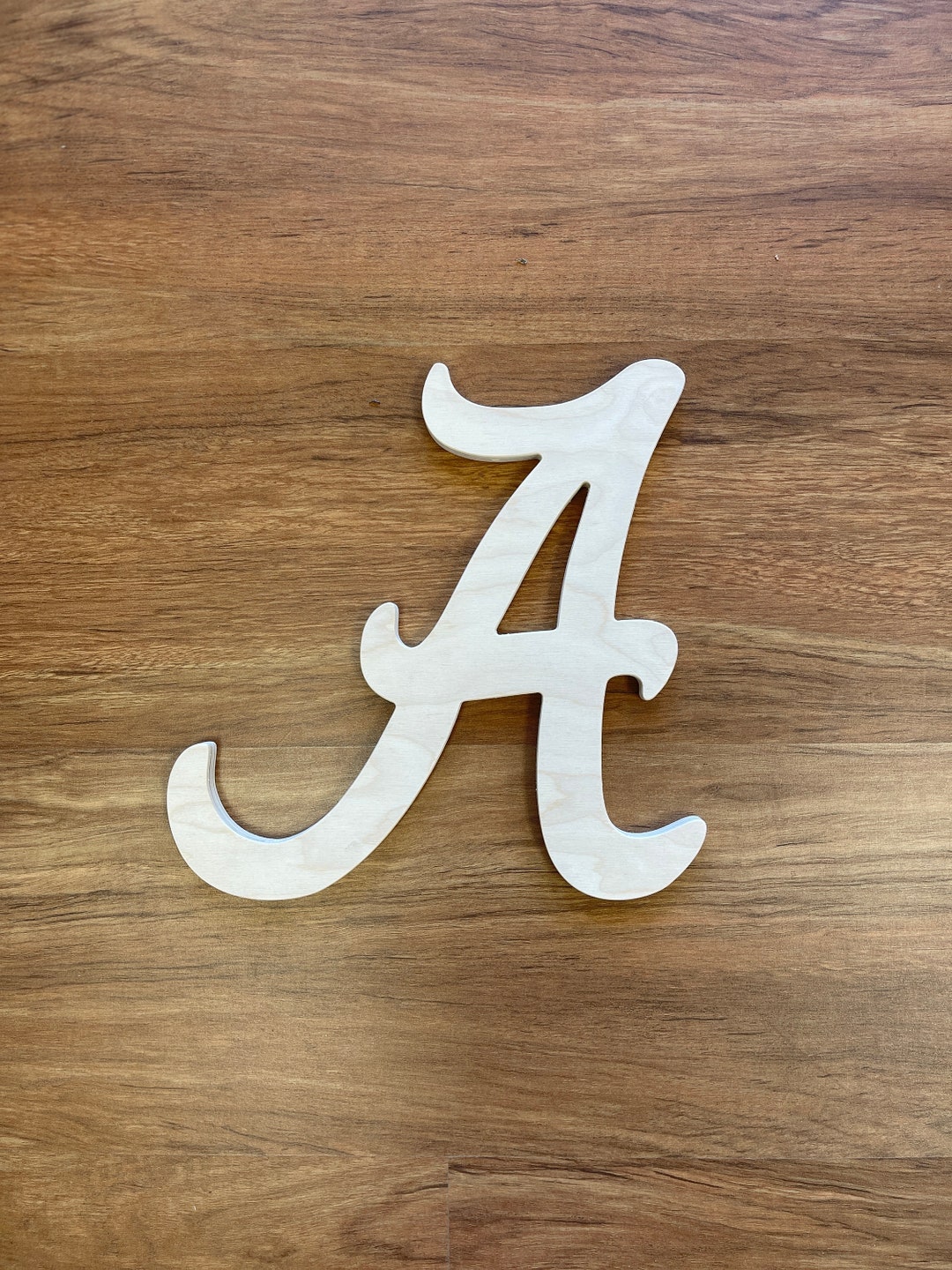 Alabama Wood Cutout Letters - Wooden Letters A to Z Wood Letters ...