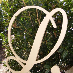 Wooden Script Letters Wall Hanging Nursery Decor - Wooden Initials ...