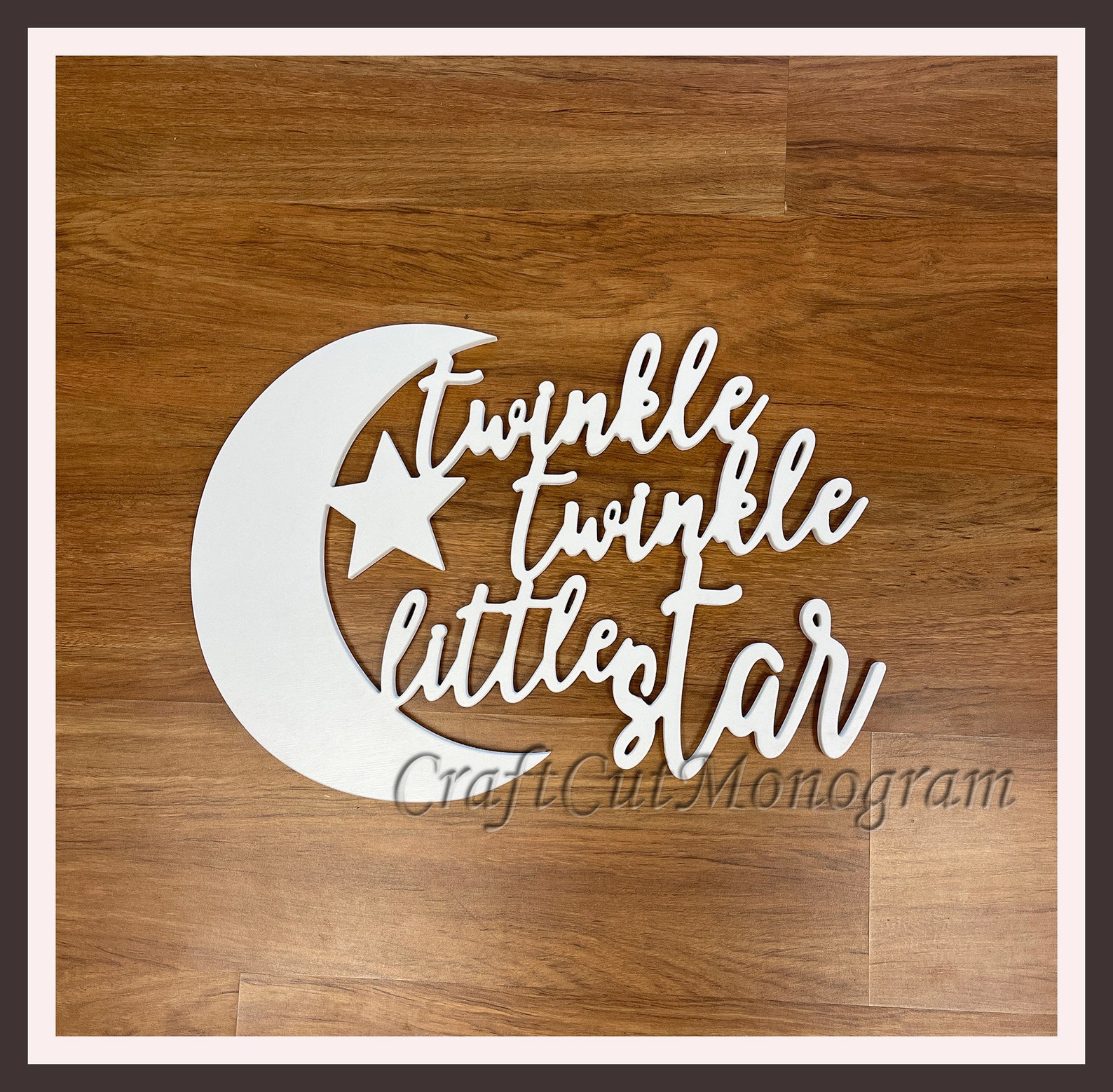 Twinkle Twinkle Little Start Sign Cutout Bedroom Sign - Etsy