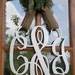 Wooden Monogram Wall Hanging Monogram Wall Decor Unpainted - Etsy