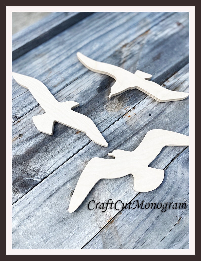 Flock of Seagulls Large Wall Sculpture Modern Coastal Decor| Minimalist ...