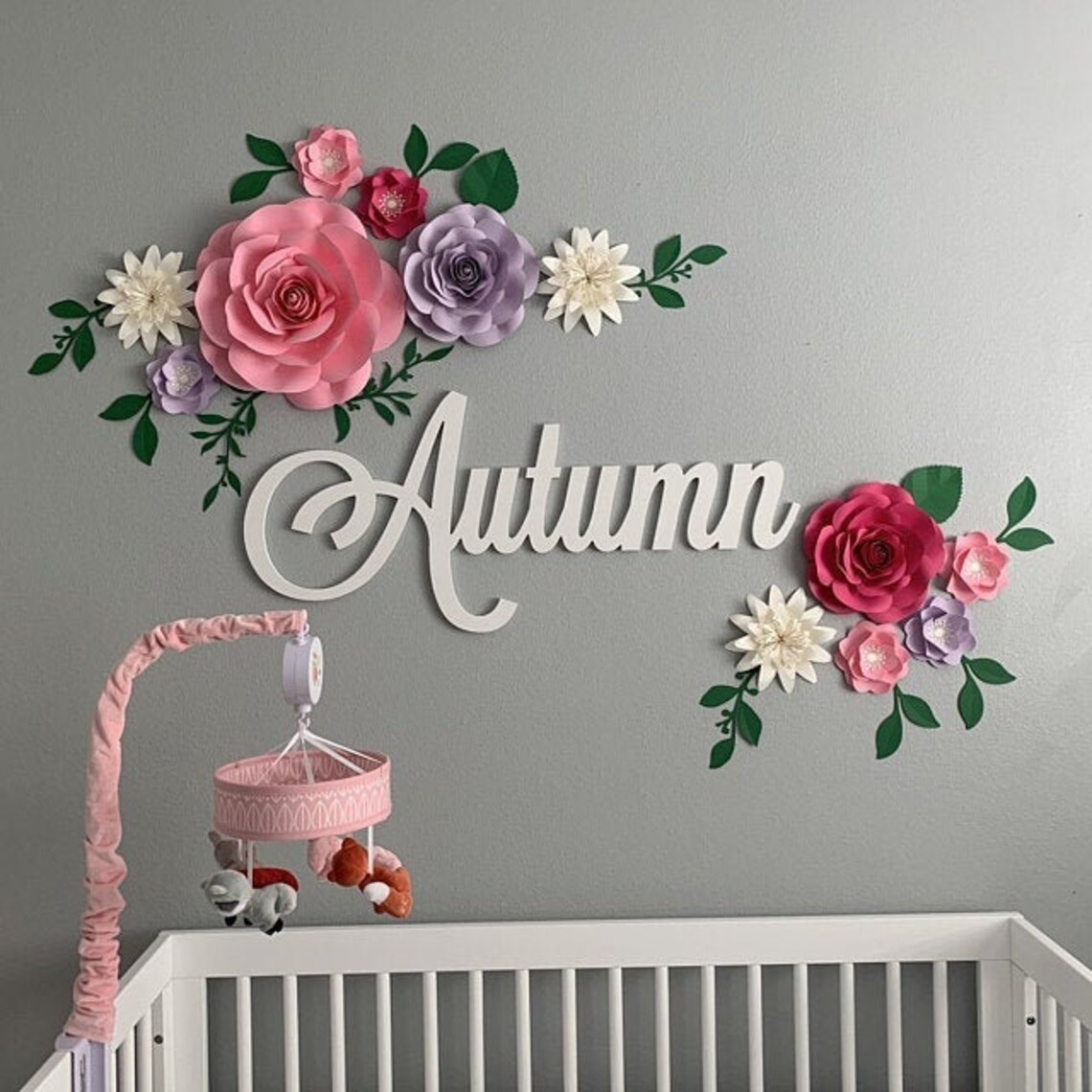 Nursery Name Sign Wall Hanging Wooden Name Cutout - Etsy