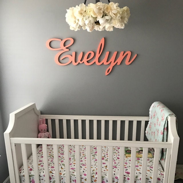 Custom Wooden Name - Wall Hanging Name Sign, Name Wall Art, Name Sign ...