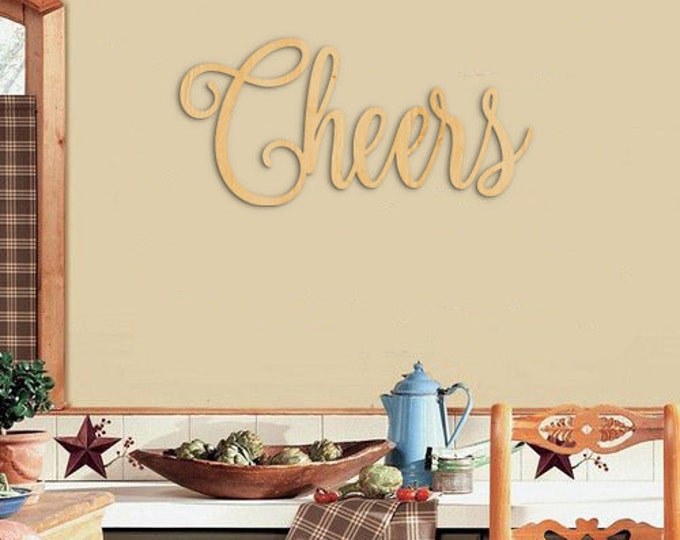 Cheers Sign, Wedding Cheers Sign, Wedding Bar Sign, Bar Sign, Wood ...