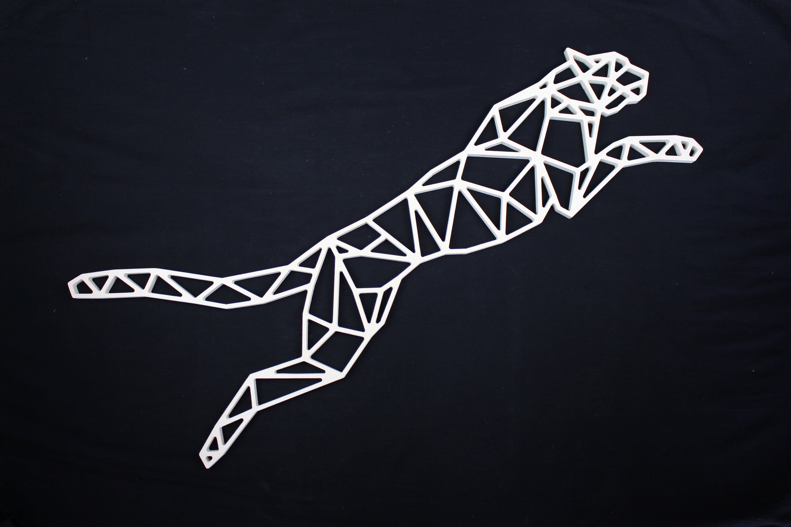 30 or 35 Geometric Panther Geometric Wall Art | Etsy