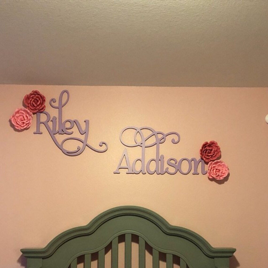 Custom Name Sign First & Middle Name Sign Backdrop Sign - Etsy