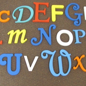 Alphabet Letter Set - Painted Letters - Nursery Wall Decor - Nursery ...