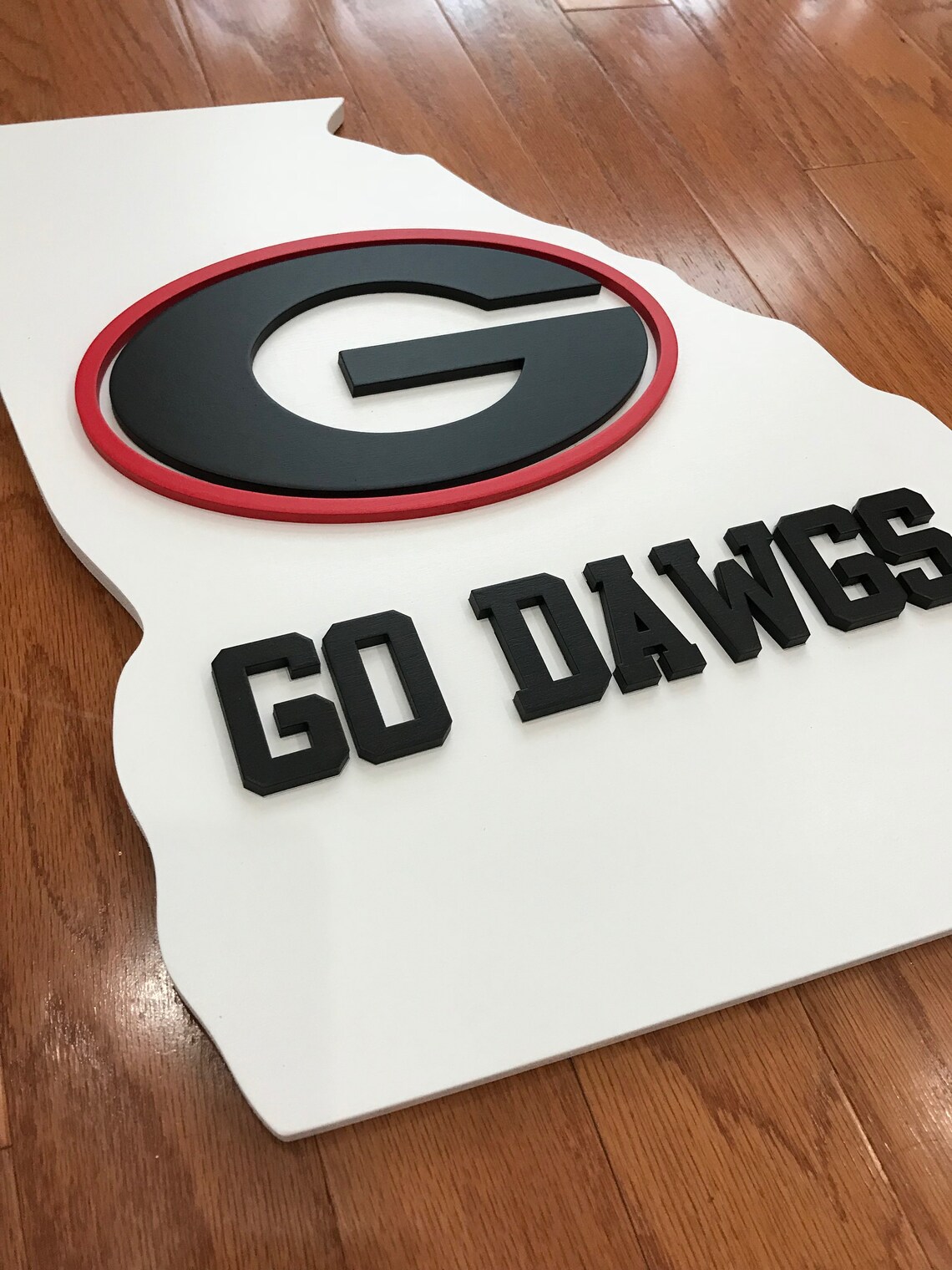 Georgia Go Dawgs Wall Decor Wooden Word Sign Georgia UGA Wreath - Etsy