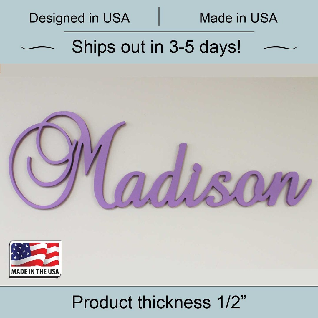 Name Wall Hanging, Wooden Name Sign, Name Wall Art, Name Sign for ...