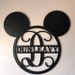 Walt Disney Wedding - Wooden Monogram - Disney Bride - Wooden Initials ...