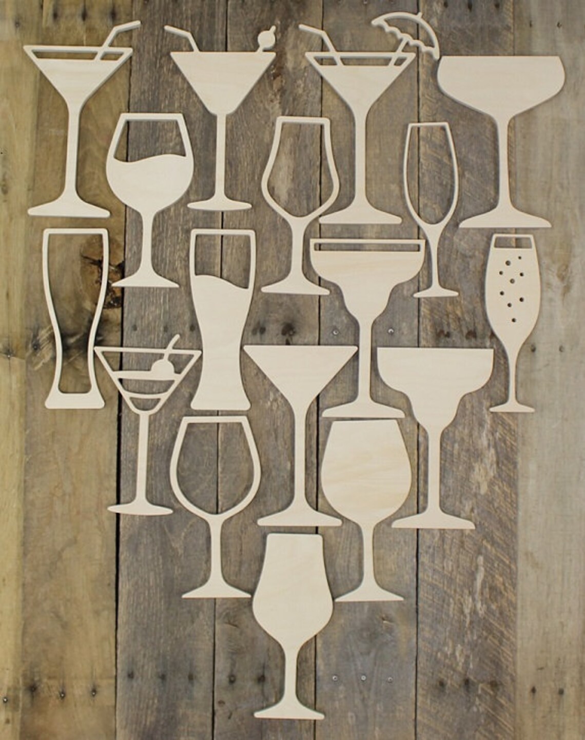 Cosmopolitan Bar Sign Cosmo Glasses Wooden Bar Decor | Etsy