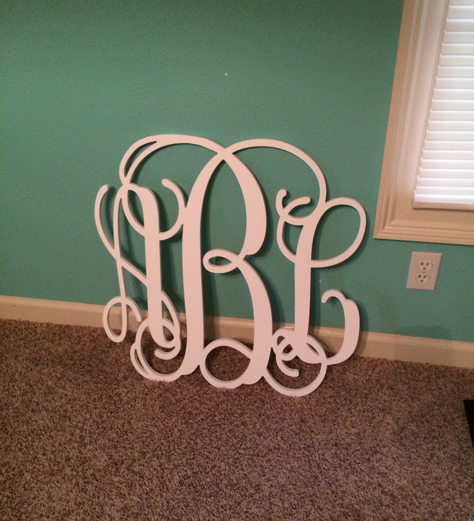Wooden Monogram Wood Initials Dorm Room Monogram - Etsy