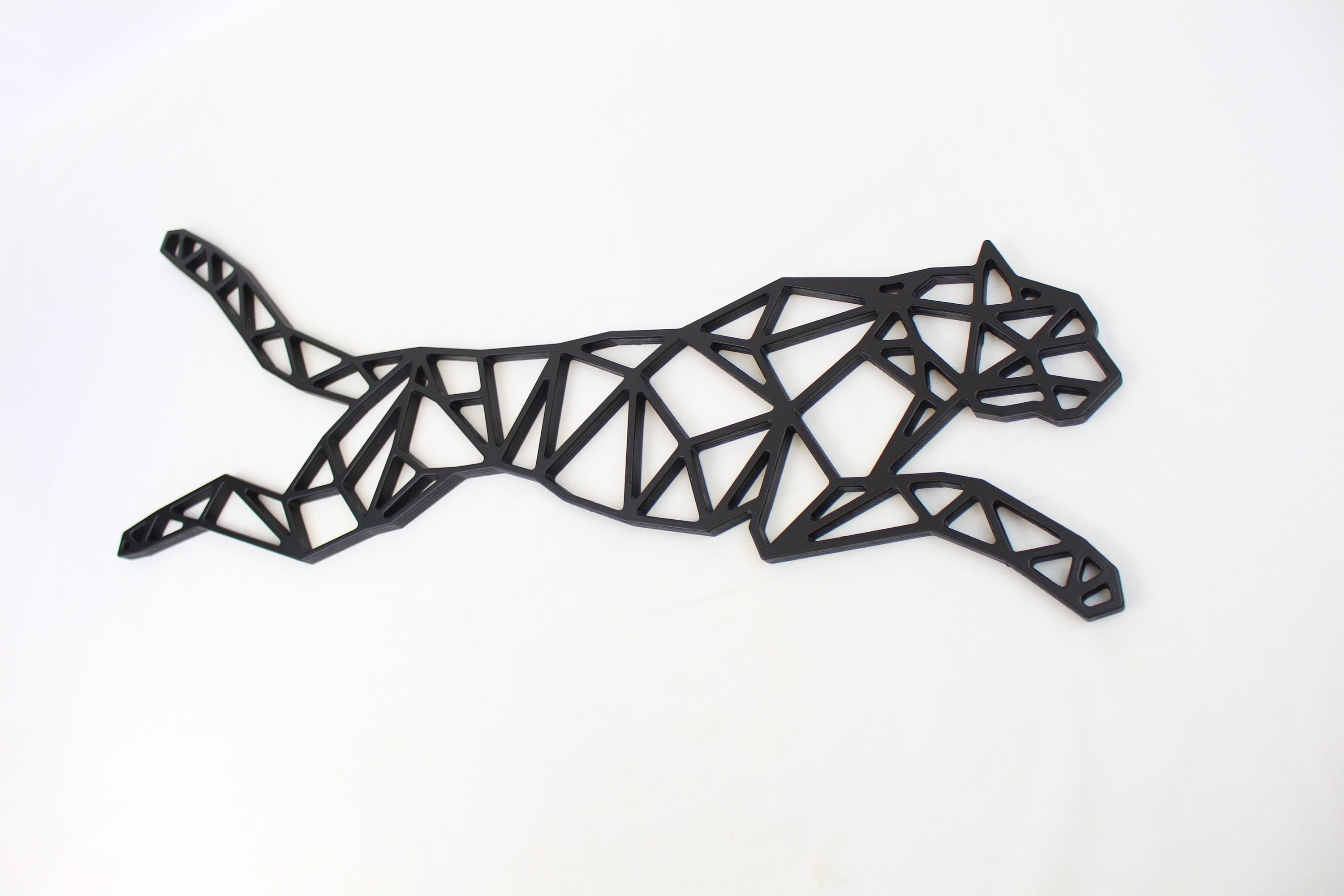 30 or 35 Geometric Panther Geometric Wall Art | Etsy