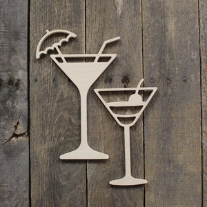 Cosmopolitan * Bar Sign * Cosmo Glasses * Wooden Bar Decor * Cosmo ...