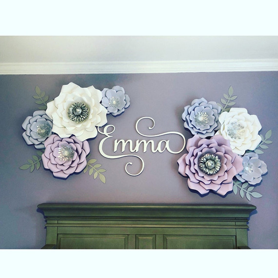 Emma Wood Name Sign for Nursery Wall Hanging Custom Name for - Etsy