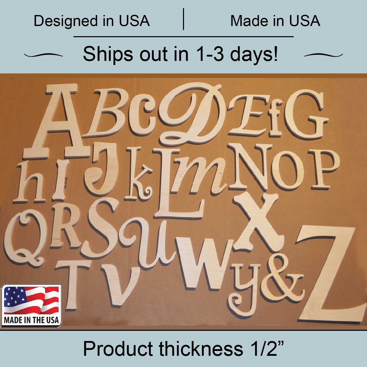 Alphabet Set Unfinished Wooden Alphabet Set Unfinished Wooden Alphabet ...