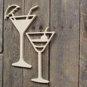 Cosmopolitan * Bar Sign * Cosmo Glasses * Wooden Bar Decor * Cosmo ...