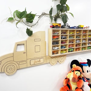 MADE in USA Personalized Large Toy Truck Storage Car Shelves for ...