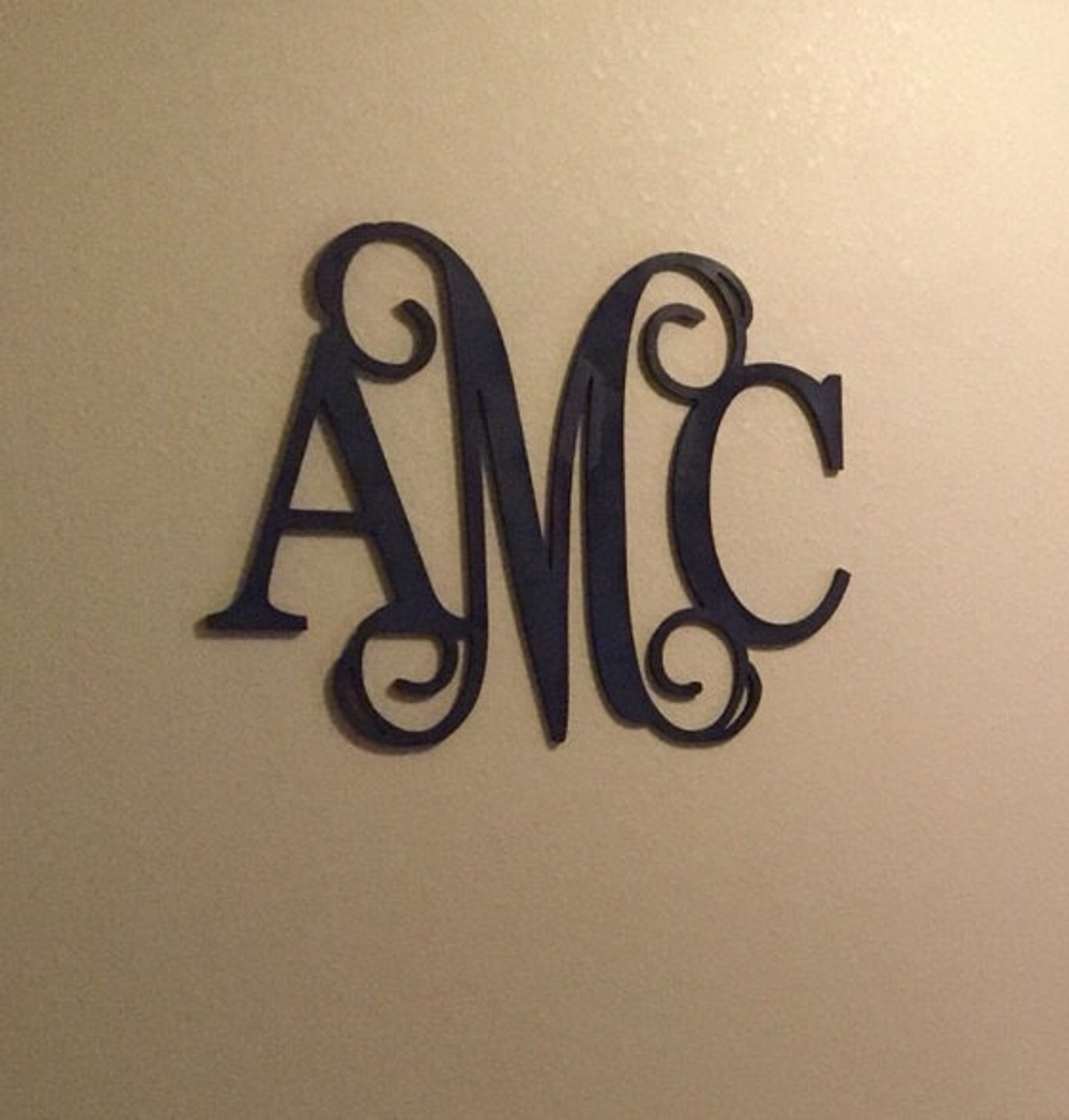 Wood Monogram Wooden Monogram Wall Hanging Wooden Monogram - Etsy