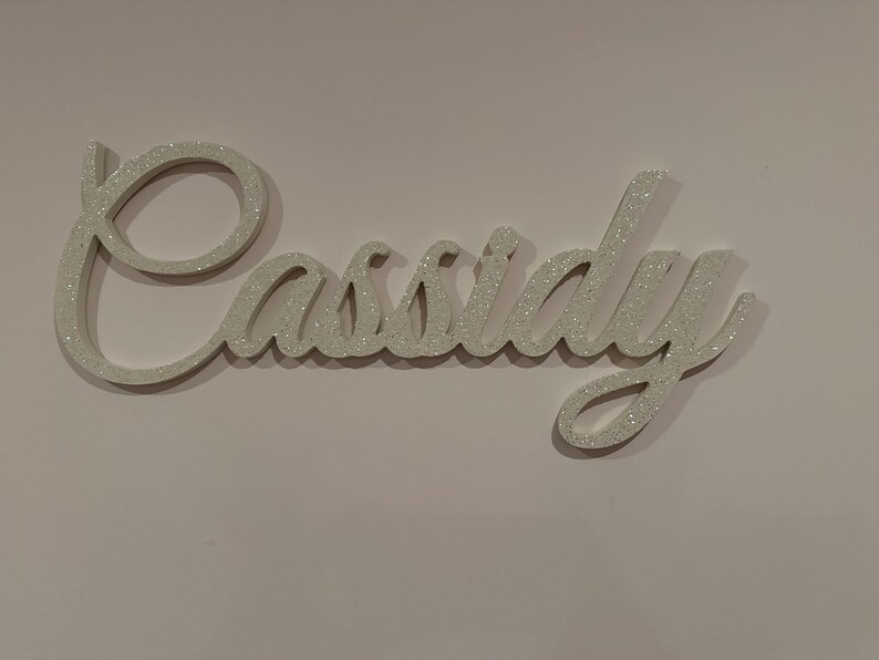 Custom Wooden Name Sign | 12" to 55" Wide | Nursery Name Sign | Wooden ...