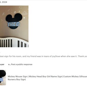 Mickey Mouse Sign | Mickey Head Boy Girl Name Sign| Custom Mickey ...
