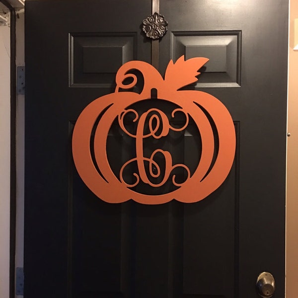 Fall Monogram Wreath - Etsy
