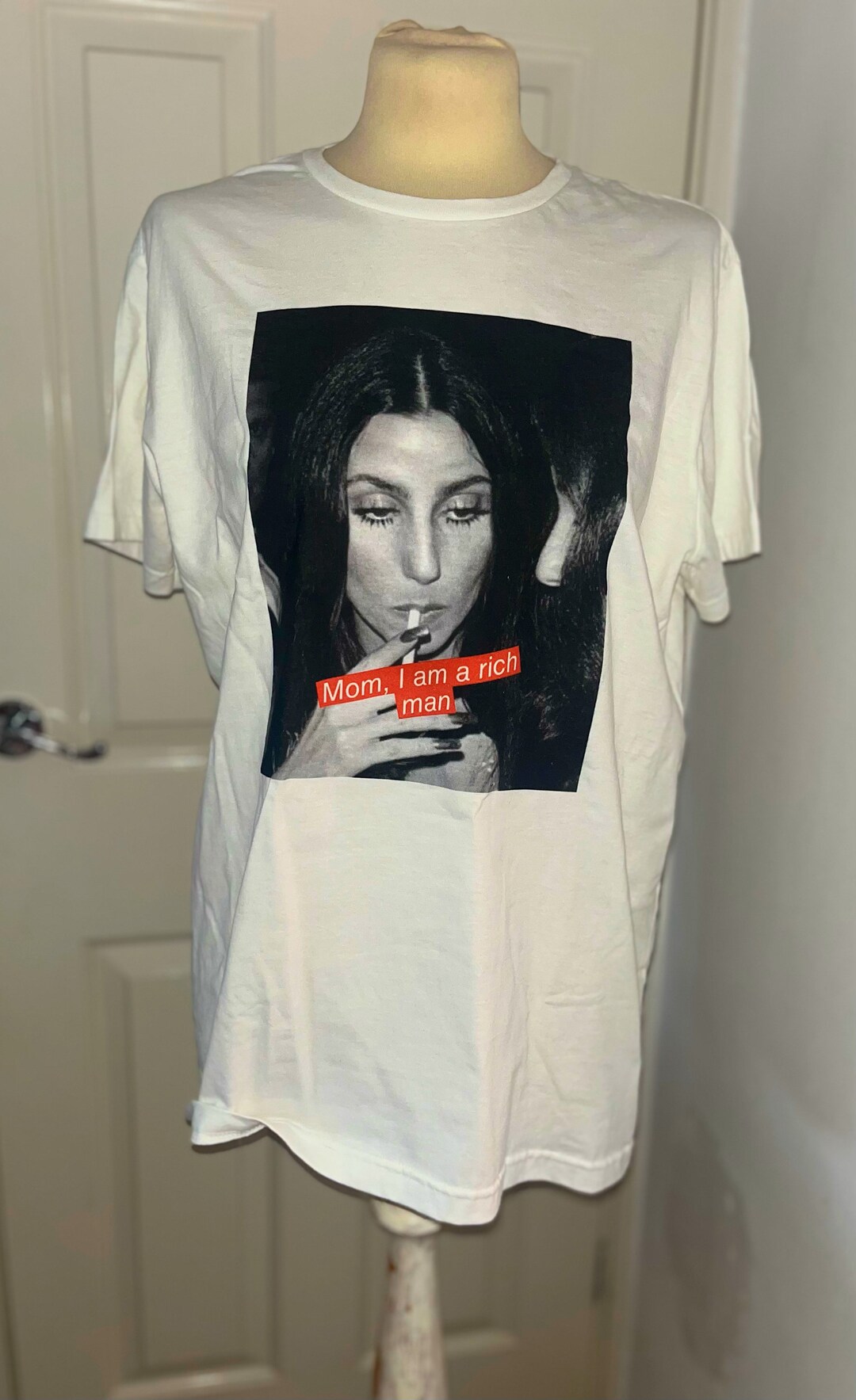 Cher Mom I Am a Rich Man White T-shirt - Etsy