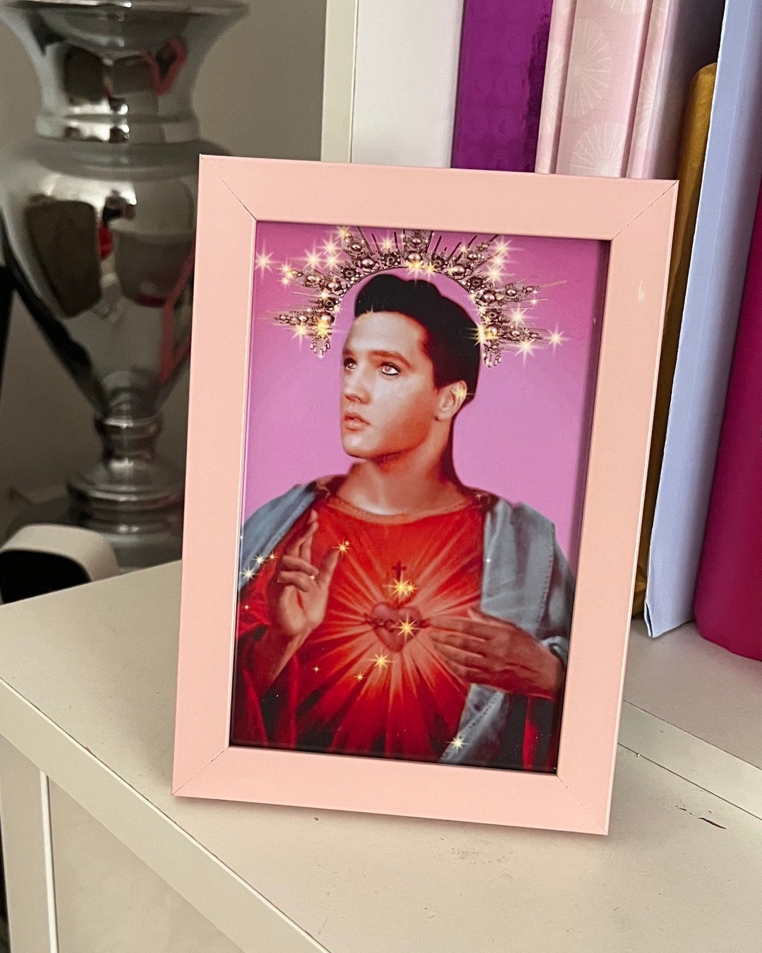 Our Lord Elvis Kitsch Colour Print 6x4” - Etsy