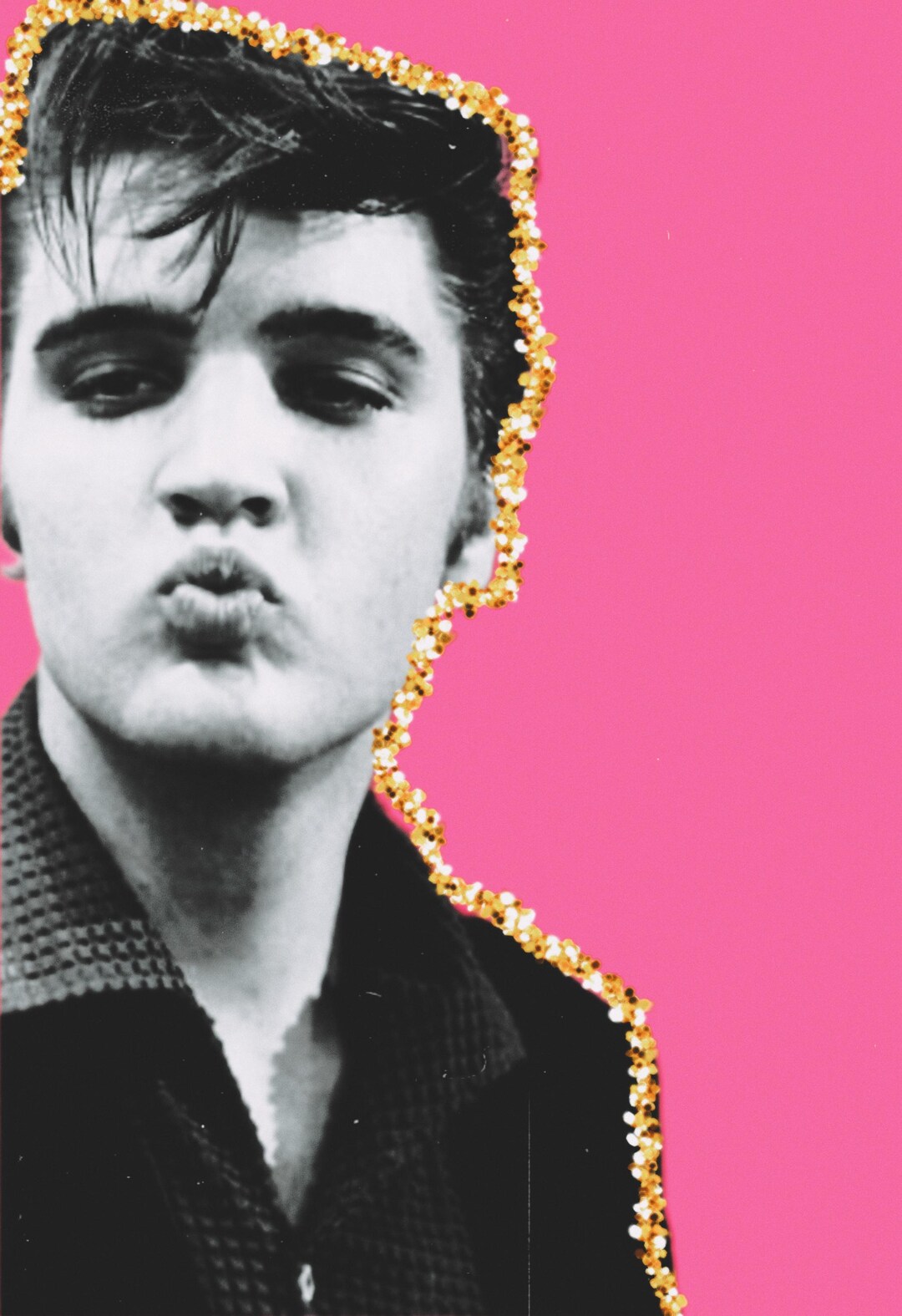 Elvis Presley Pink Print Pdf - Etsy