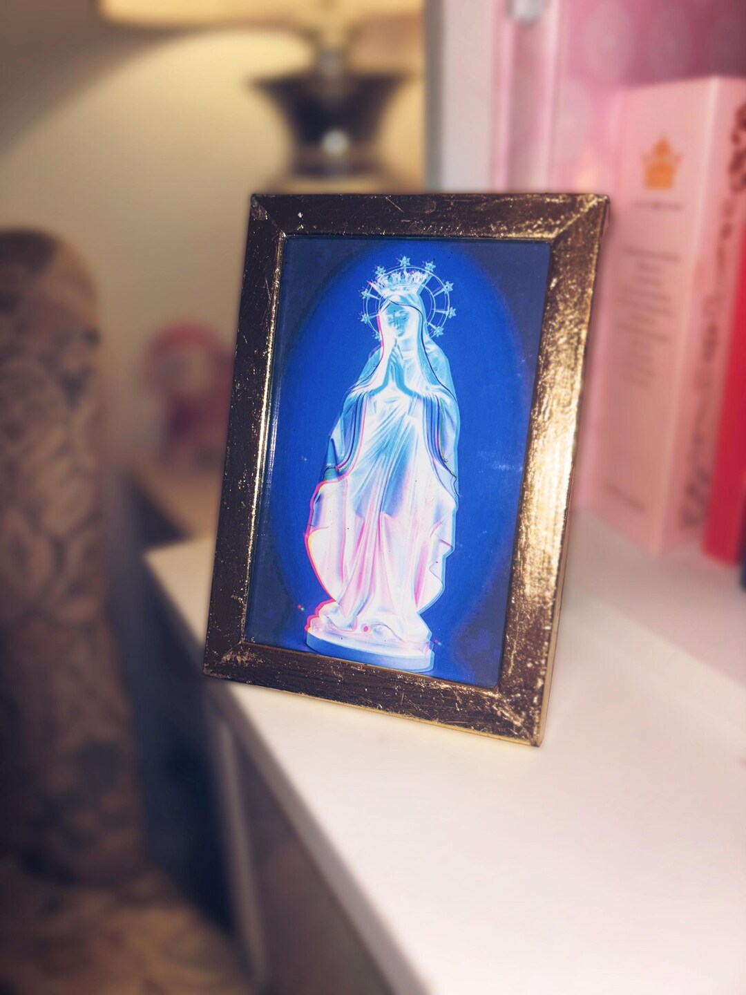 Virgin Mary Neon Colour Print 6x4 - Etsy