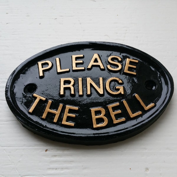 Ring Bell Sign - Etsy