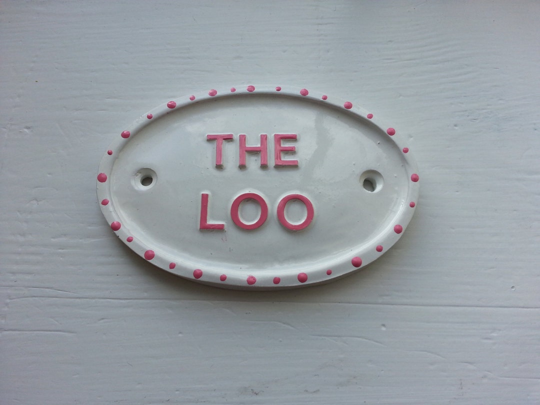 The Loo,bathroom Sign - Etsy