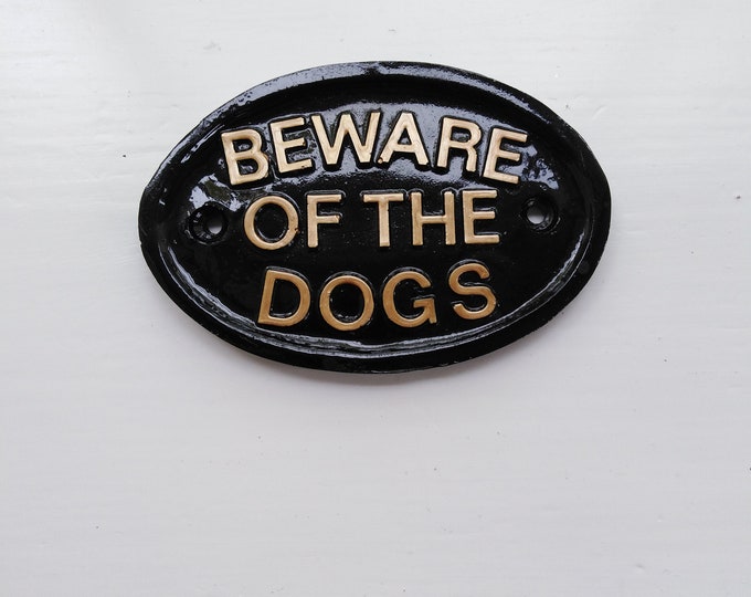 Beware of the Dogs - Etsy